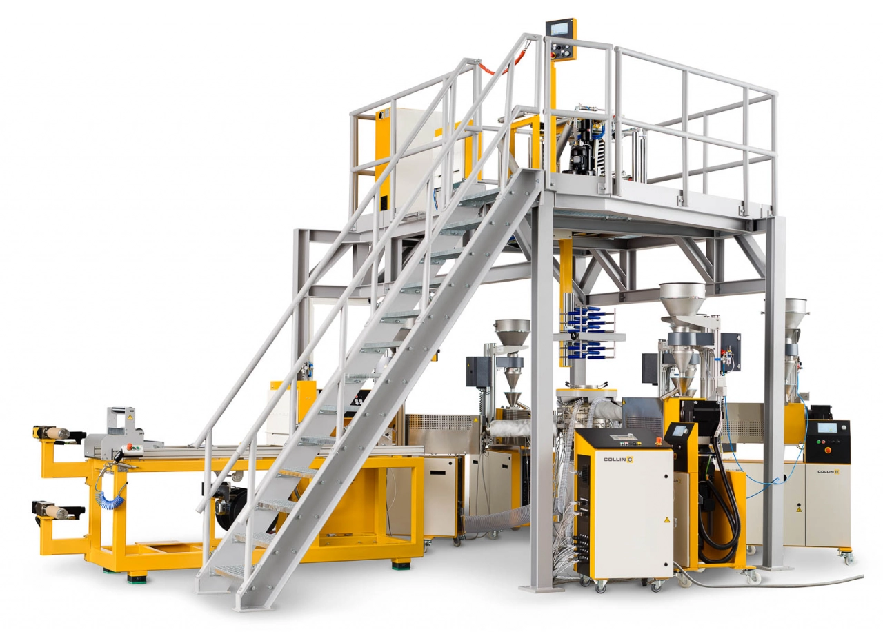 Blown Film Lines P (air-cooled) - COLLIN Lab & Pilot Solutions