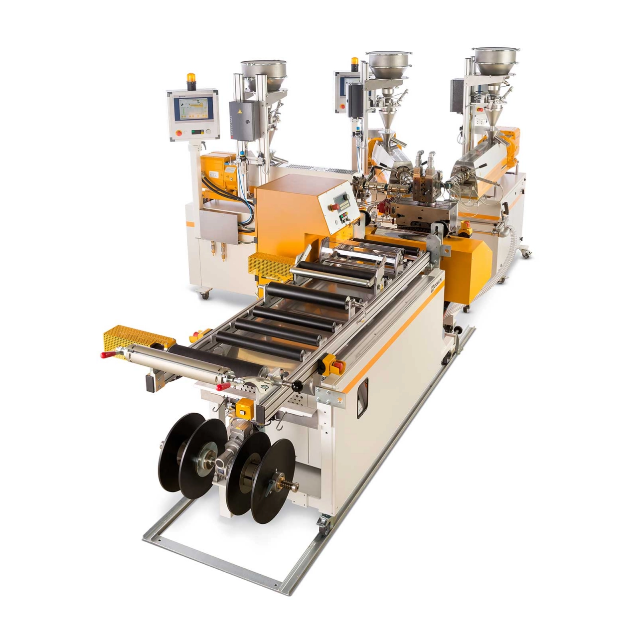 Flat Film Lines with two rolls - COLLIN Lab & Pilot Solutions