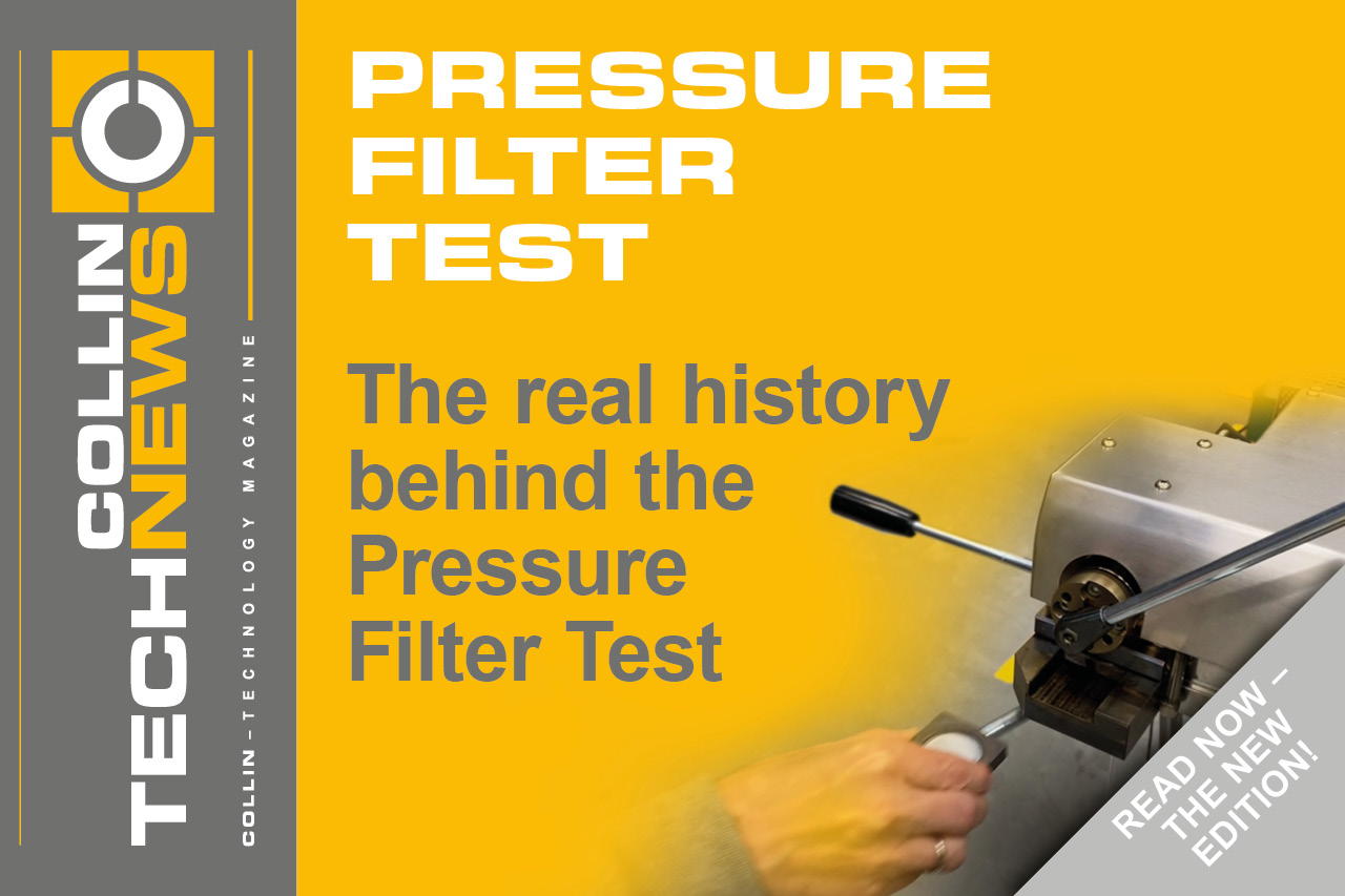 COLLIN TECHNEWS - Pressure Filter Test - COLLIN Lab & Pilot Solutions