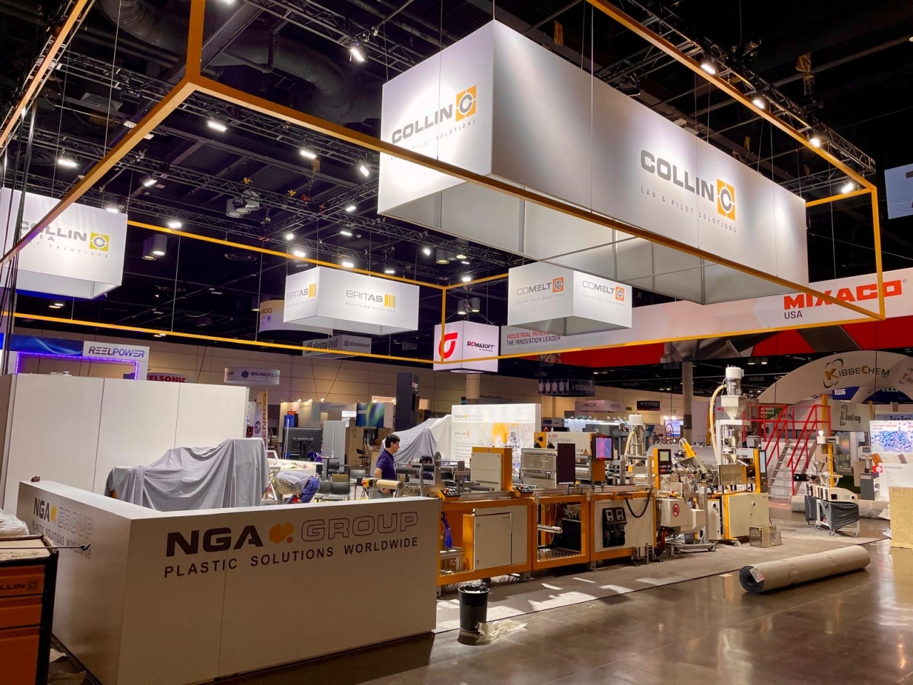 COLLIN at the NPE 2024 - highlight flat film line with coextrusion ...