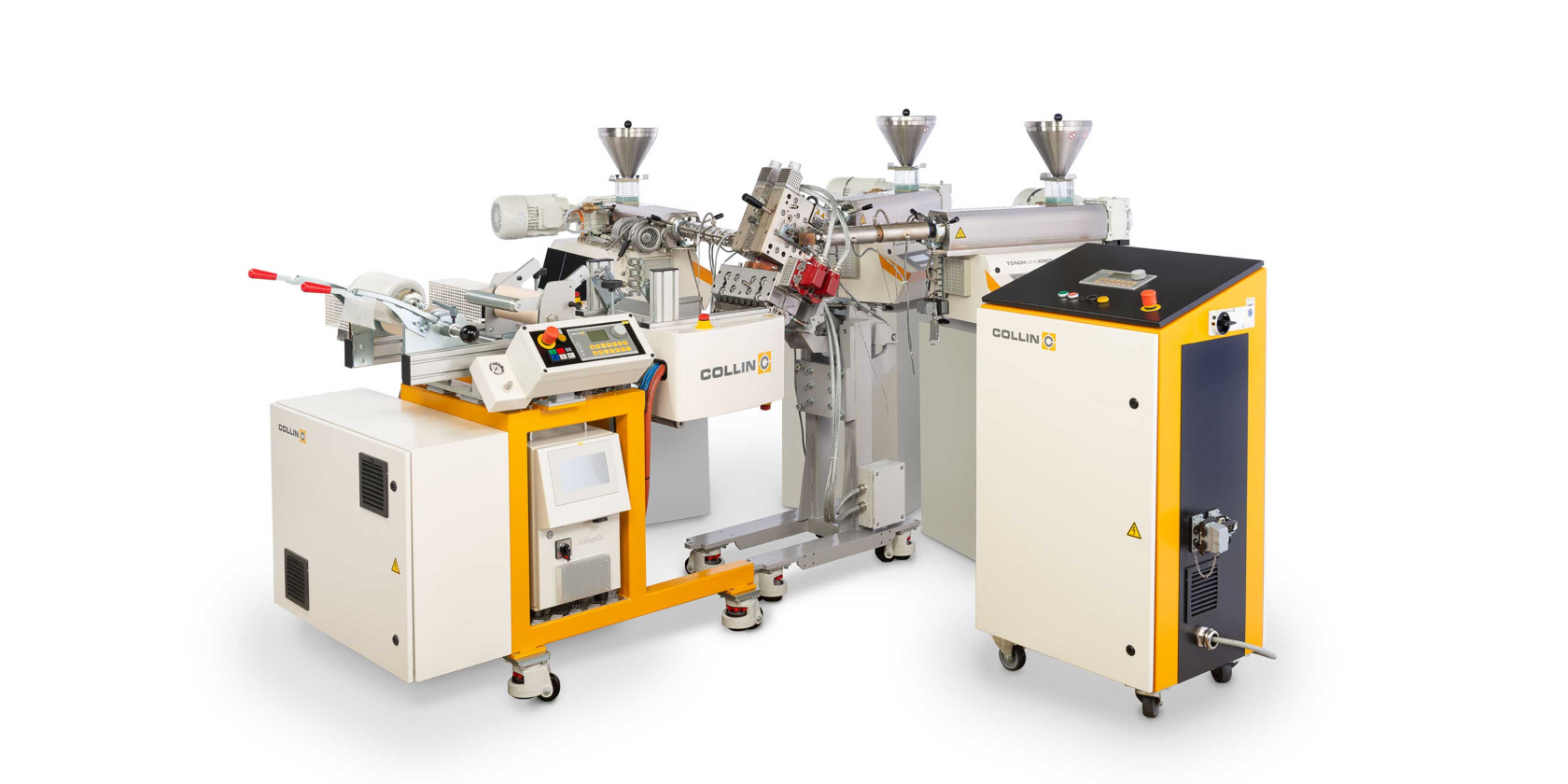 Flat Film Lines with two rolls - COLLIN Lab & Pilot Solutions