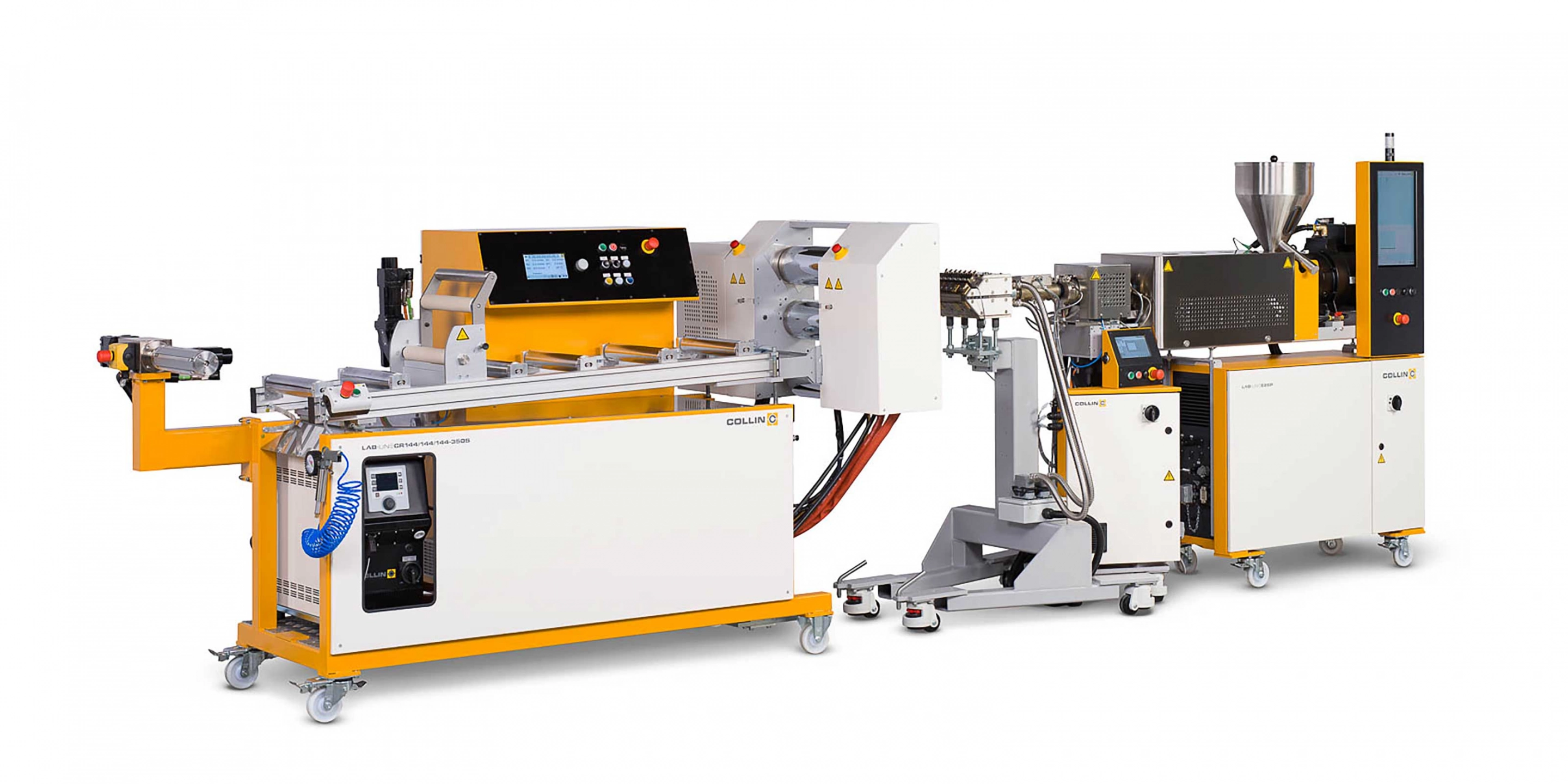 Flat Film Lines with three rolls - COLLIN Lab & Pilot Solutions