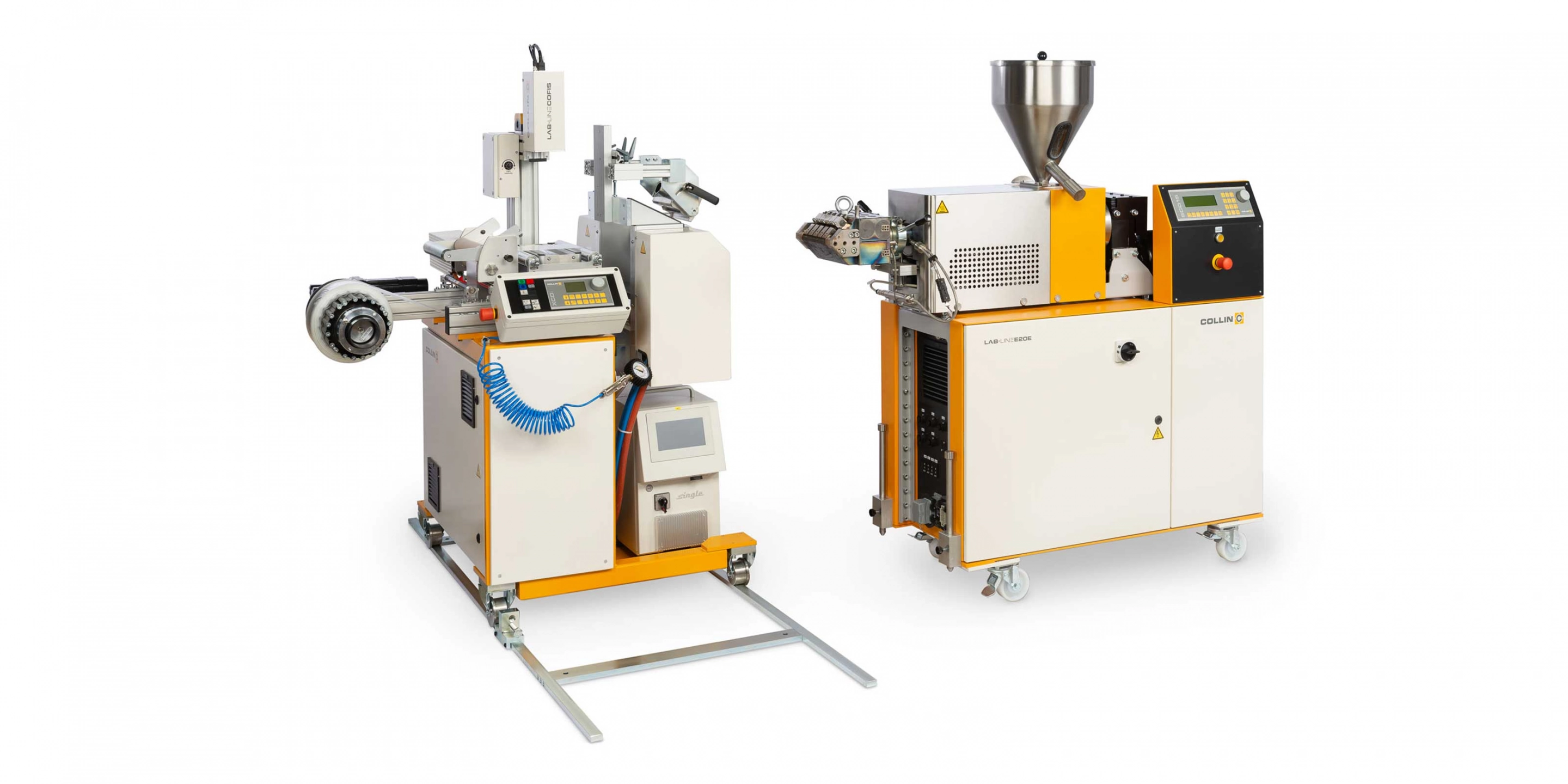 Flat Film Lines with two rolls - COLLIN Lab & Pilot Solutions