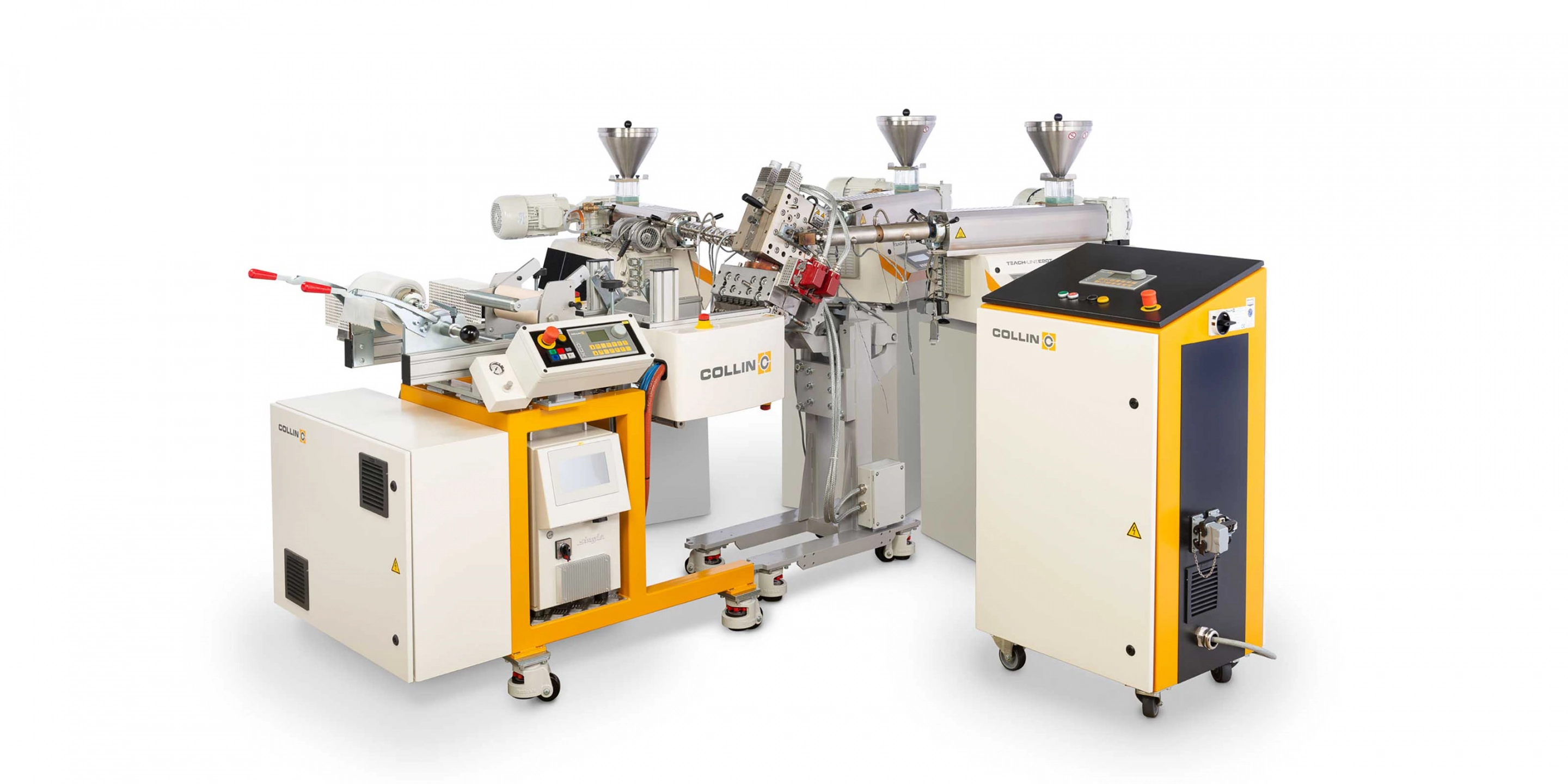 Flat Film Lines with two rolls - COLLIN Lab & Pilot Solutions