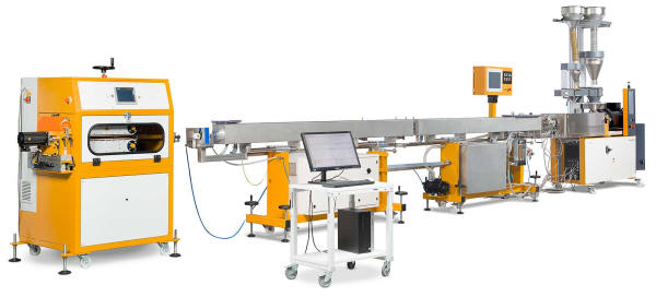 Pipe extrusion line - COLLIN Lab & Pilot Solutions