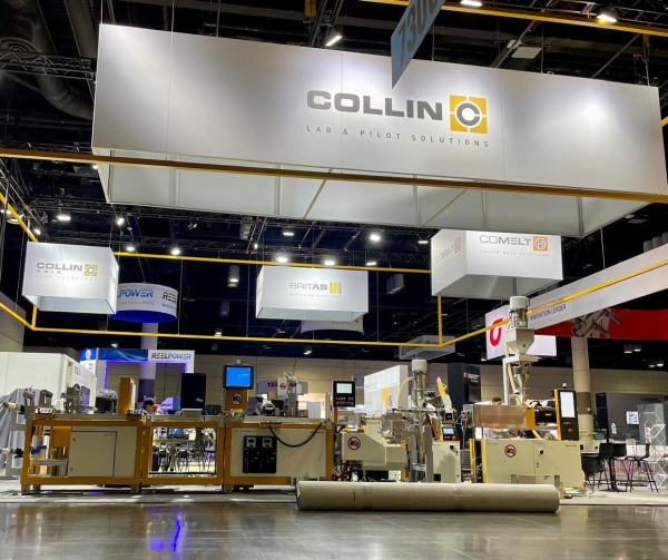 COLLIN at the NPE 2024 - highlight flat film line with coextrusion ...